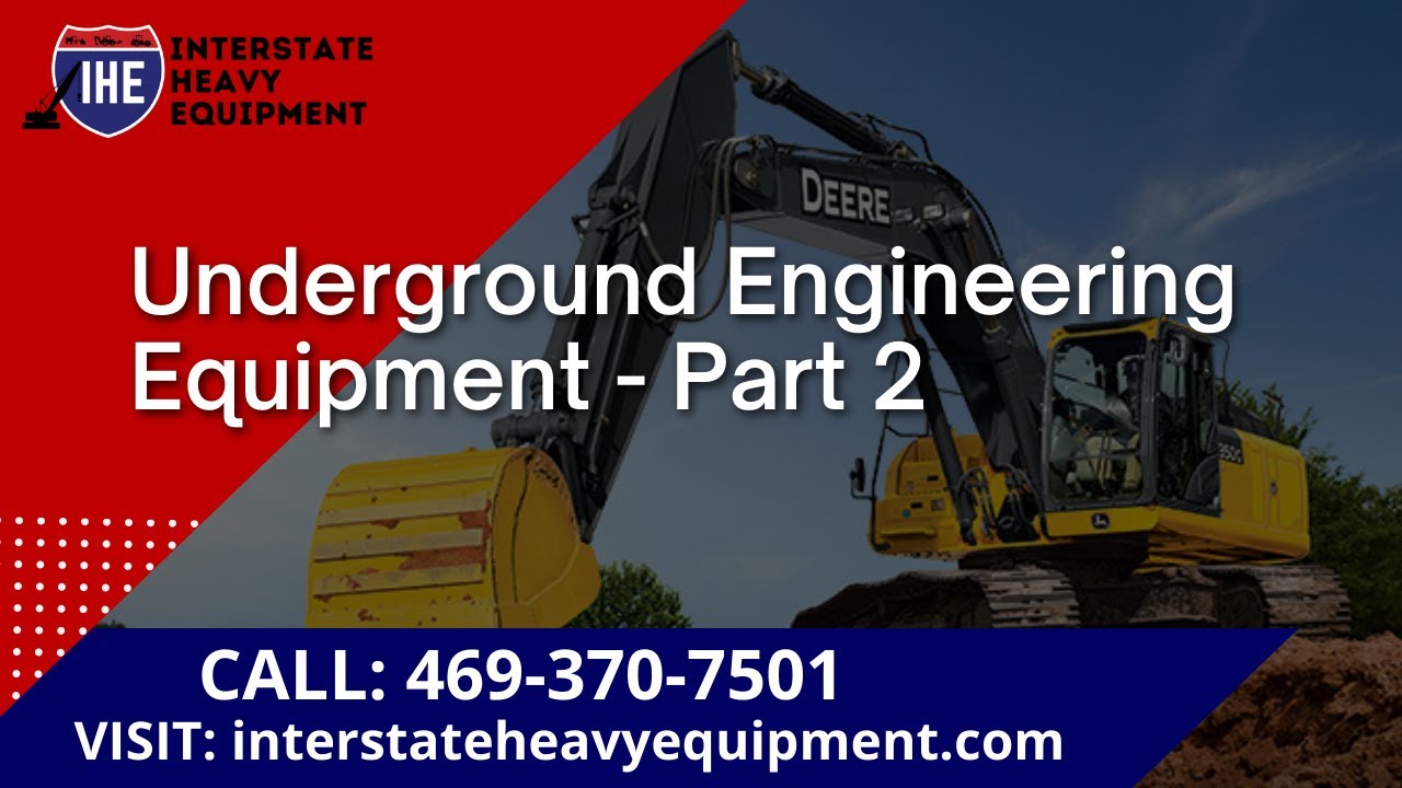 Underground Engineering Equipment-Part 2 - YouTube