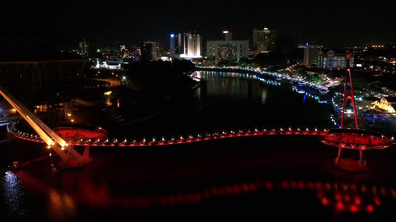 Kuching, Sarawak ( Waterfront night View) #SarawakMoreToDiscover # ...