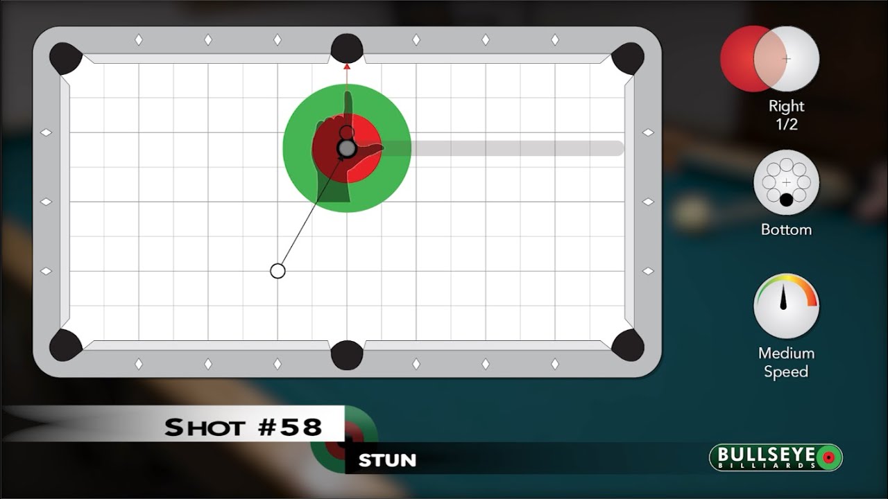 Bullseye Billiards Video Series - Shot 58 - YouTube