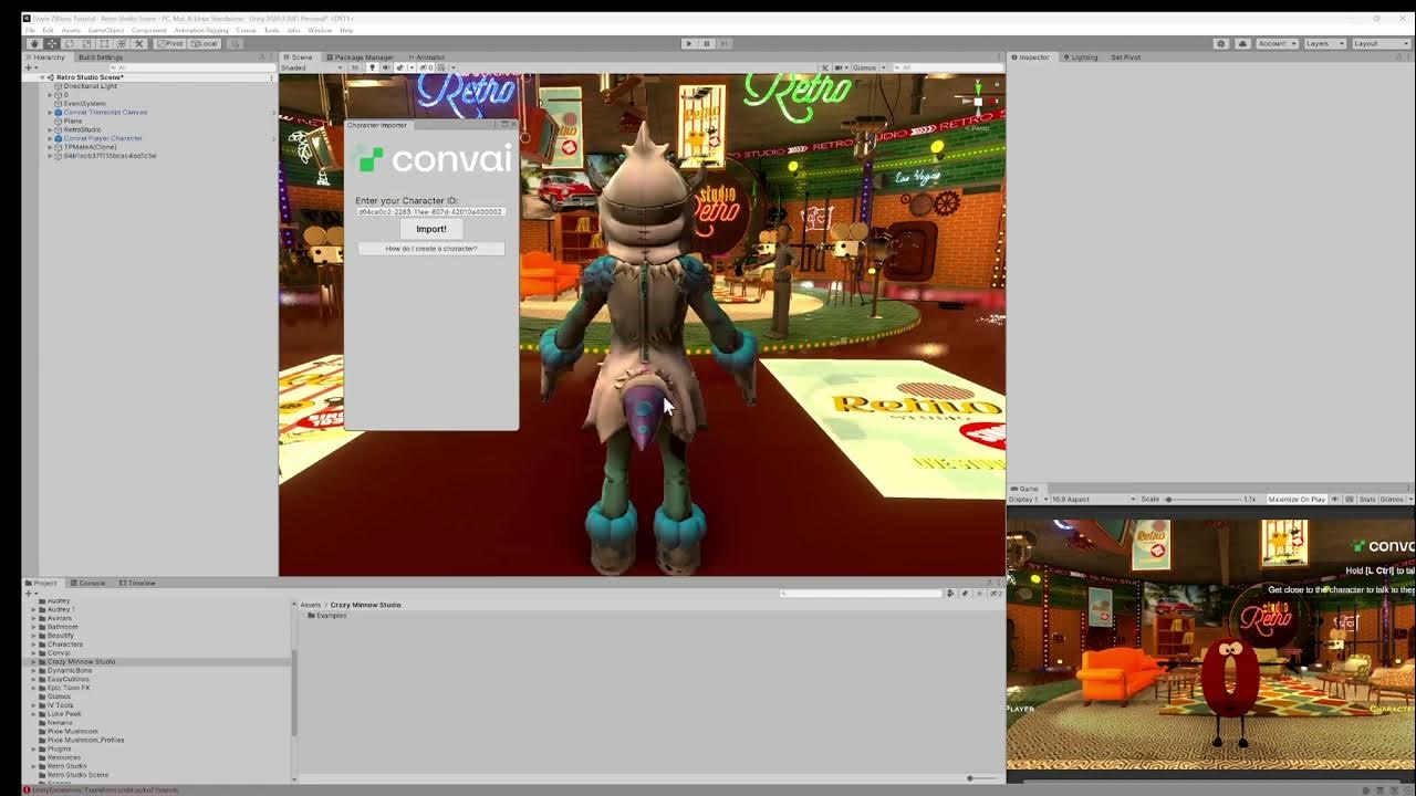 Setting up Convai RPM characters with Salsa in Unity - YouTube