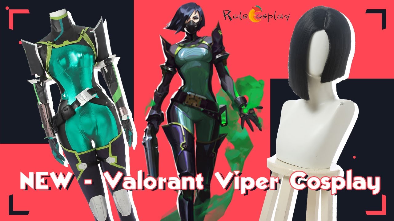 [Giveaway] Valorant Viper Cosplay Costume and Wig | RoleCosplay - YouTube