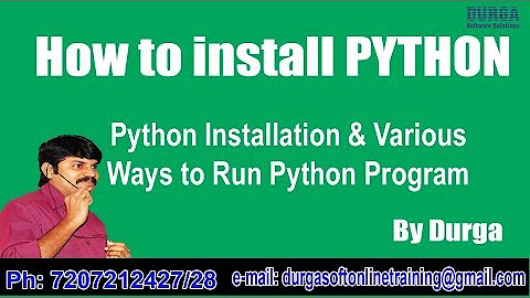 Python tutorial by Durga sir - YouTube