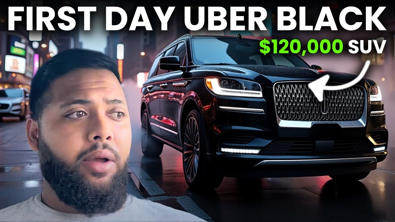 FIRST DAY DRIVING UBER BLACK SUV IN 120K SUV - YouTube