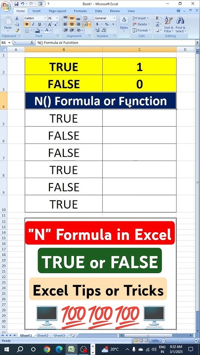 N Function use in Excel | Excel Tips and Tricks #excel #advanceexcel #shorts # ...