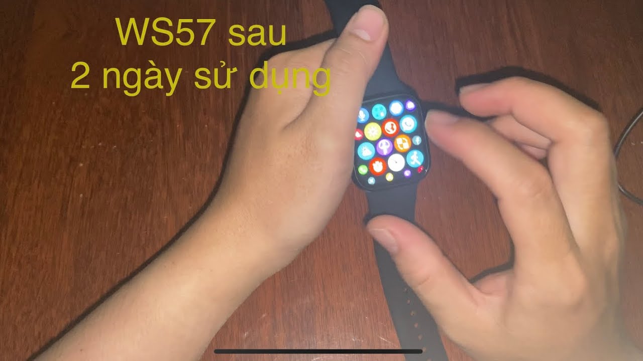 Apple watch Ws57 sau 2 ngày sử dụng - YouTube
