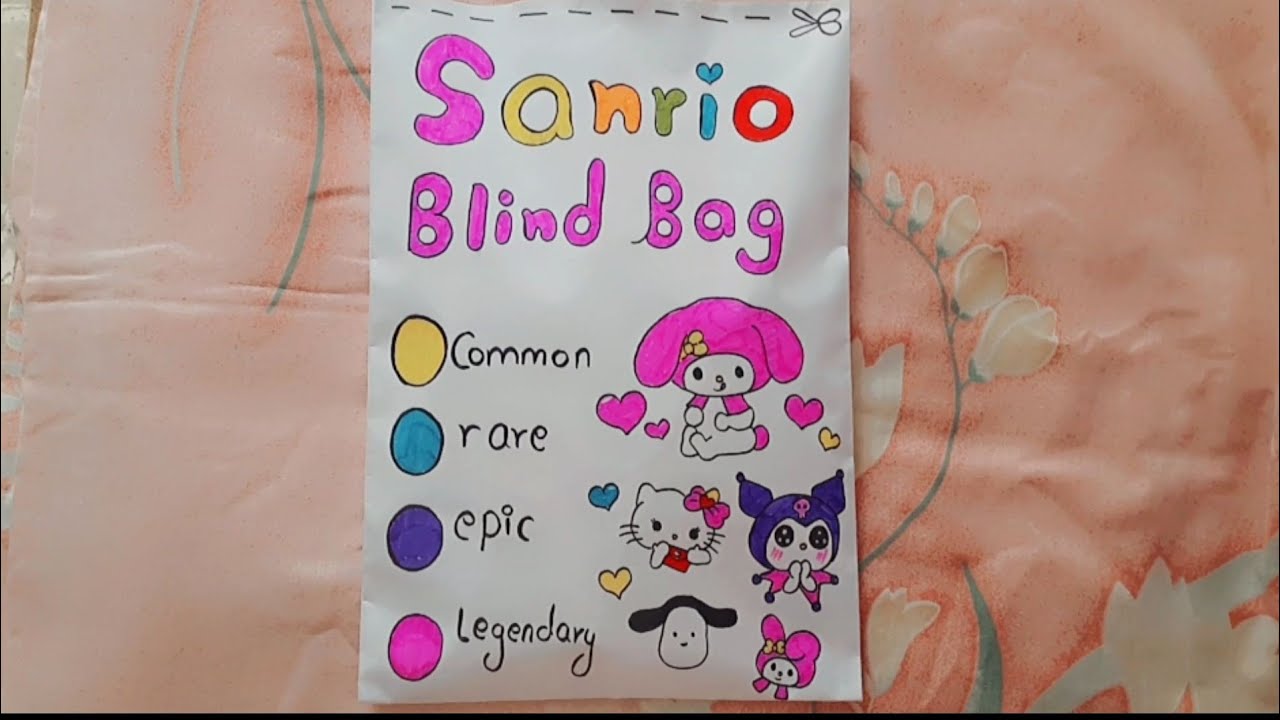 Blind Bag Paper π Asmr Satisfying Opening Blind Box Youtube