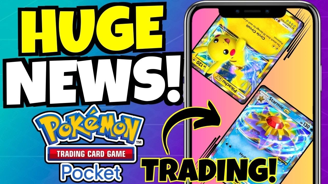 *HUGE NEWS* TRADING & NEW SET COMING SOON!!! [Pokemon TCG Pocket] - YouTube
