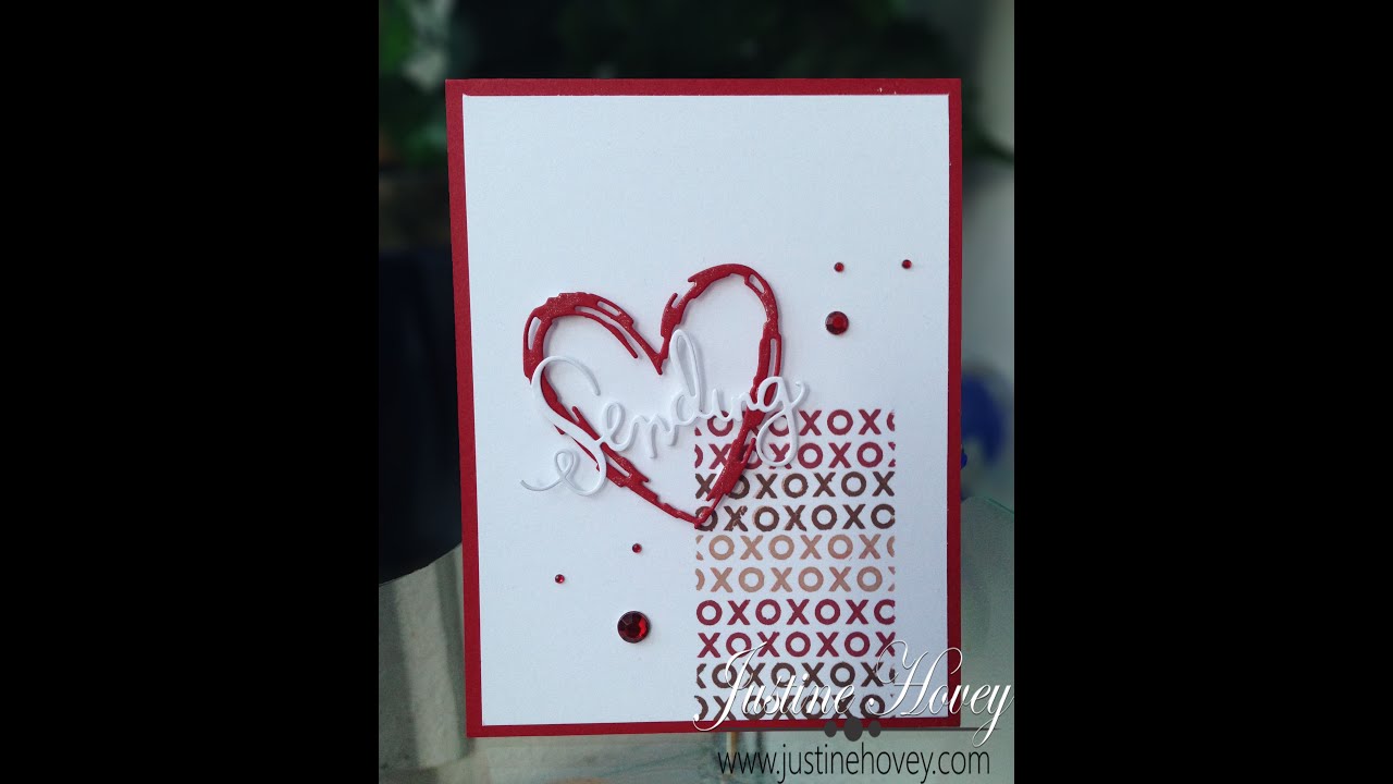3 Cards, 1 Stamp: Paper Hug *Card 3* Valentine's Day DIY Card - YouTube