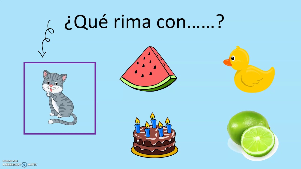 Que rima con... - YouTube