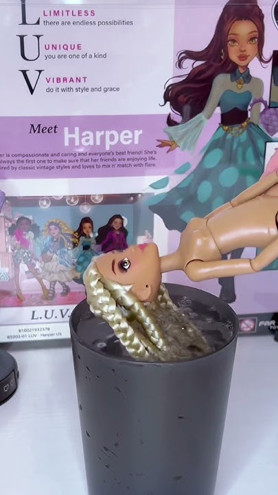 L.U.V doll Restyle🔥🫶🏻 I love the new brand of dolls, they are so cute! #shorts - YouTube