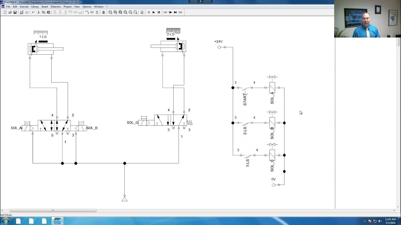 Fluid Power Simulation using Fluid Sim software - YouTube