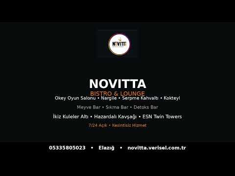 Elazığ Cafe | AMERİCANO | Novitta Bistro Lounge Cafe DÜNYA KAHVELERİ | Novitta