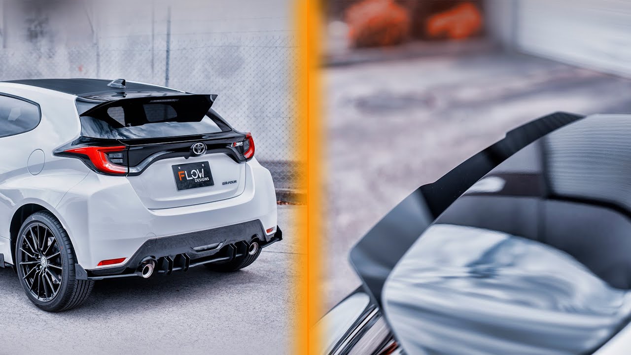 FLOW Designs Yaris GR Rear Spoiler Extensions, 57% OFF