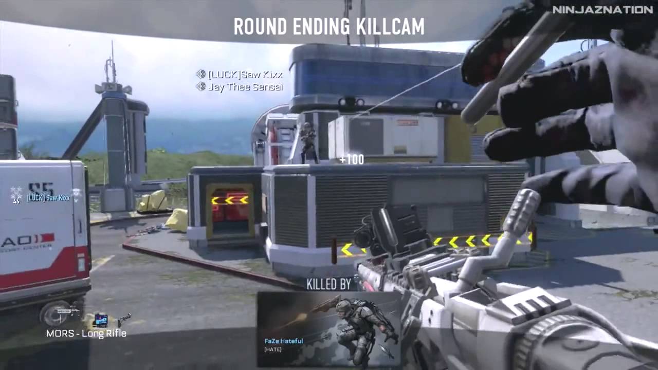 Cod advanced warfare sniping feedz - YouTube