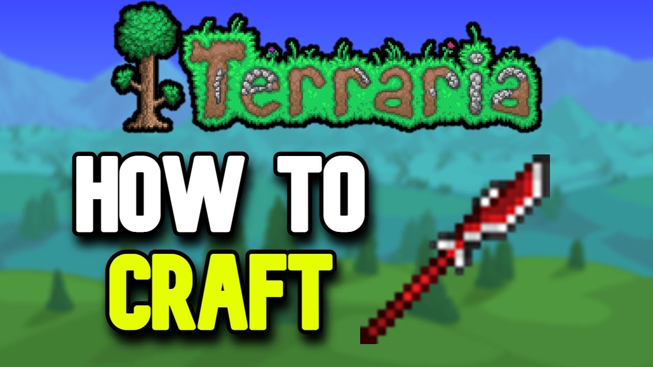 How to Make an Adamantite Glaive in Terraria (Quick Tutorial) - YouTube