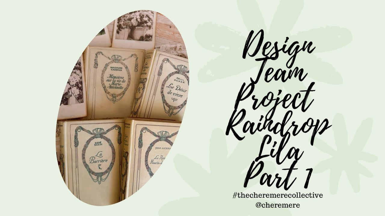 Design Team Project @RaindropLila7 Part 1 French Book Cover Journals # ...