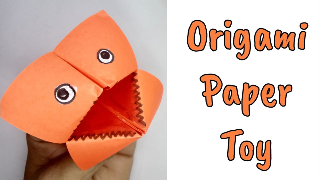 How To Make Origami Paper Toy 🦈 @starkidsartcraft8261 - YouTube