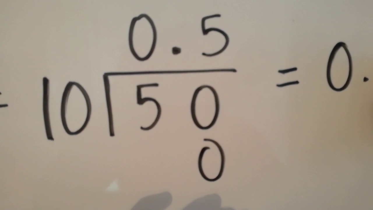 conversión de fracción común a decimal monina video 11 - YouTube