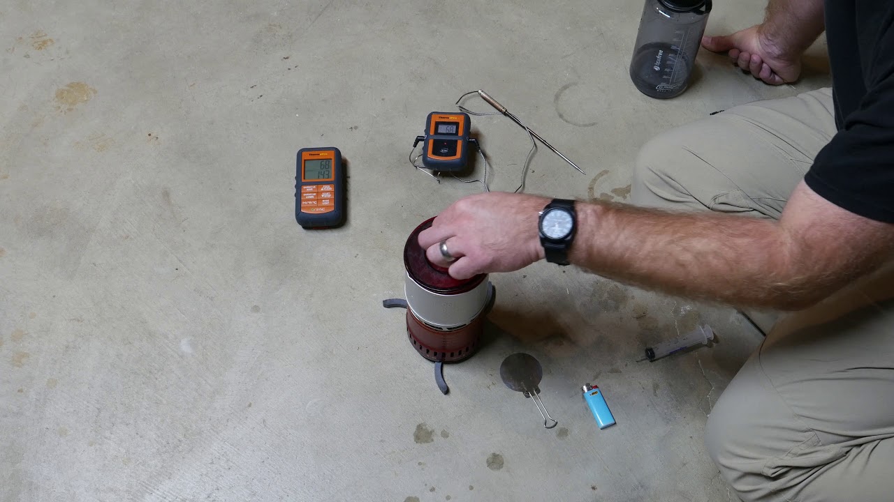 Using a photon stove with the sterno inferno - YouTube