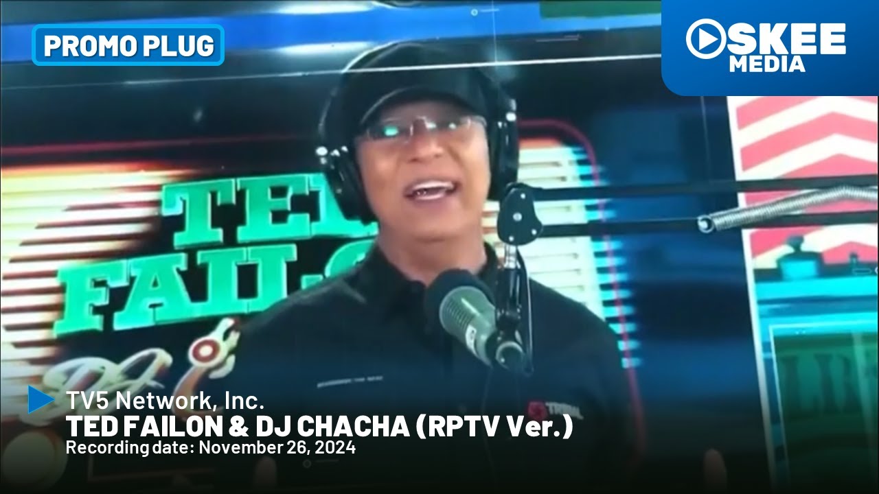 RPTV - Ted Failon & DJ Chacha sa True FM Plug [25-DEC-2024] - YouTube