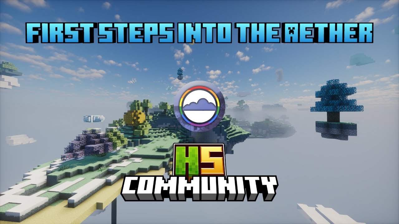 Herd SMP: First steps into the Aether - YouTube
