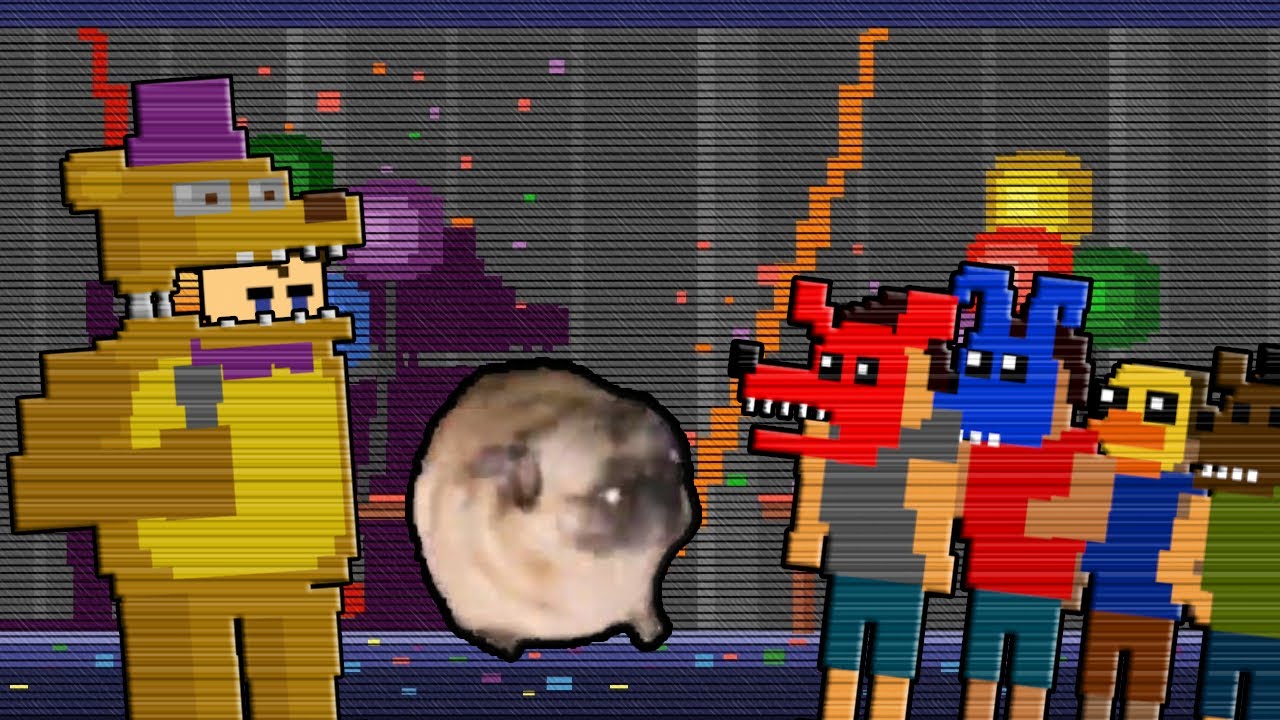 Pug dancing to even more fnaf lore - YouTube