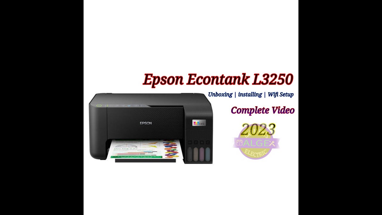 unboxing Epson printer Eeco tank L3250... - YouTube