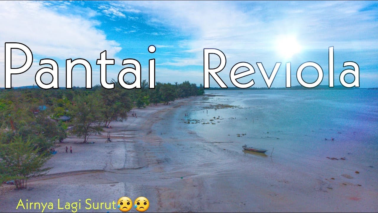 pesona pantai reviola jembatan 6 barelang dari udara - YouTube