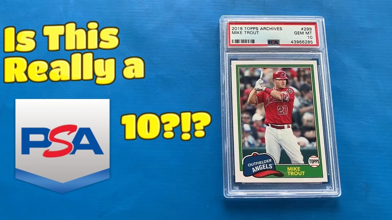 Is This Really a PSA 10 Baseball Card? - YouTube