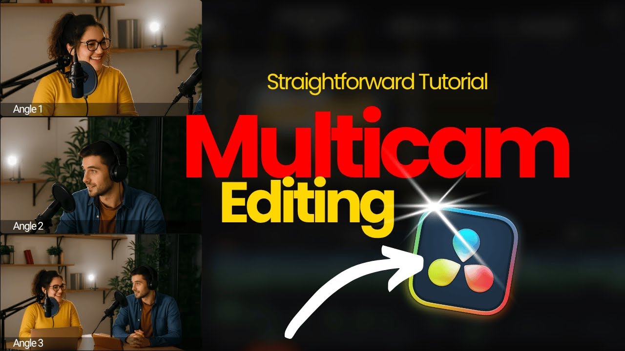 Multicam Editing Tutorial in Davinci Resolve [EASY] - YouTube