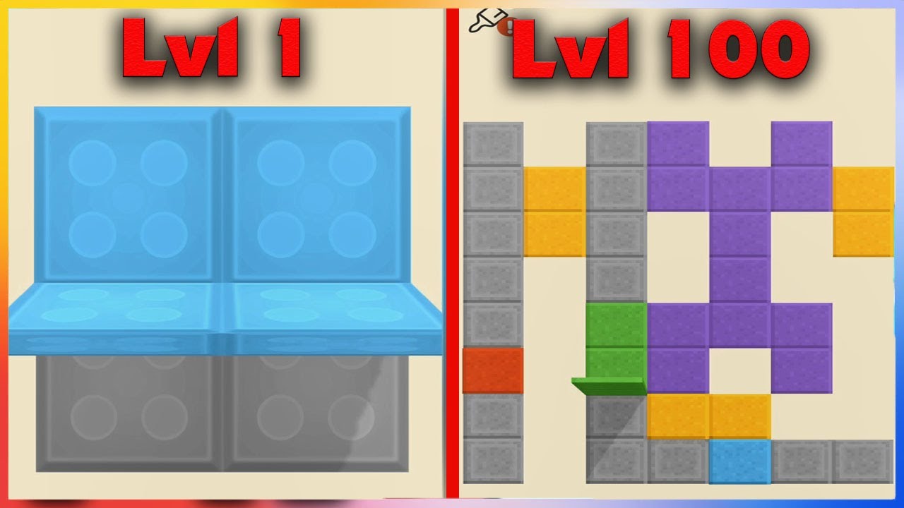Folding Blocks - Gameplay Walkthrough - Levels 1-100 - YouTube