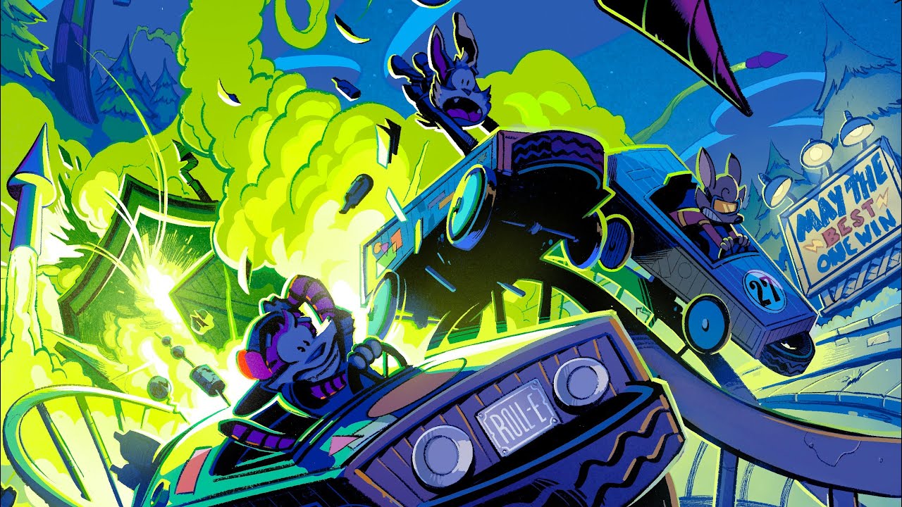 Draw With Me: Kooky Trails Soapbox Racers Poster - YouTube