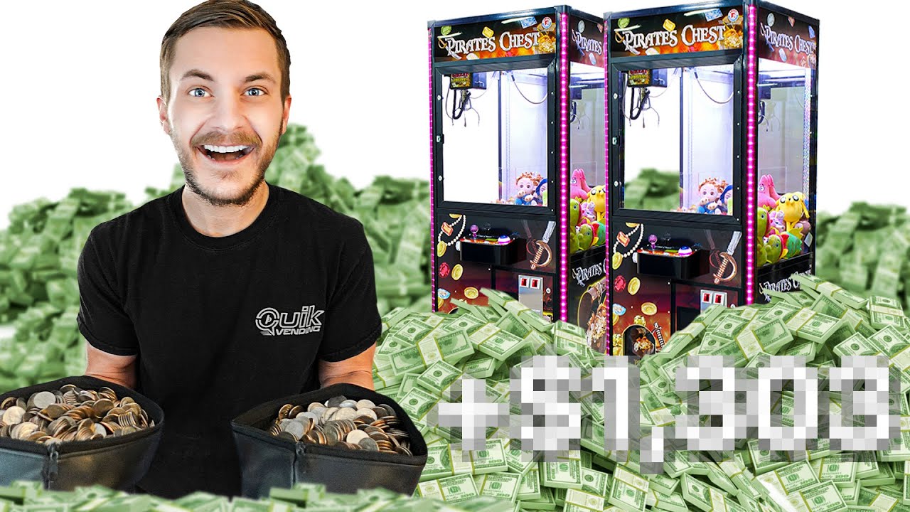 Our Claw Machines Made SO MUCH MONEY! - YouTube