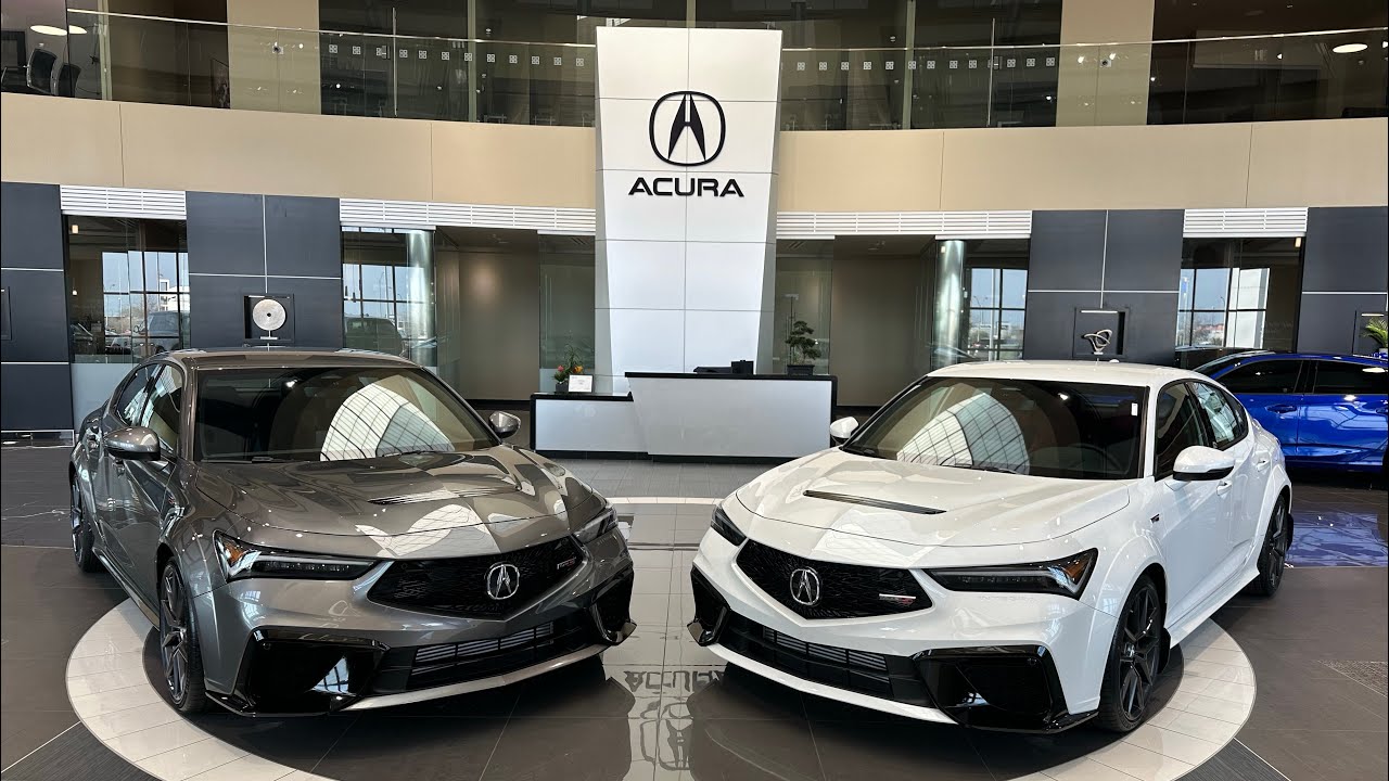 Gray and White 2024 Acura Integra Type-S - YouTube