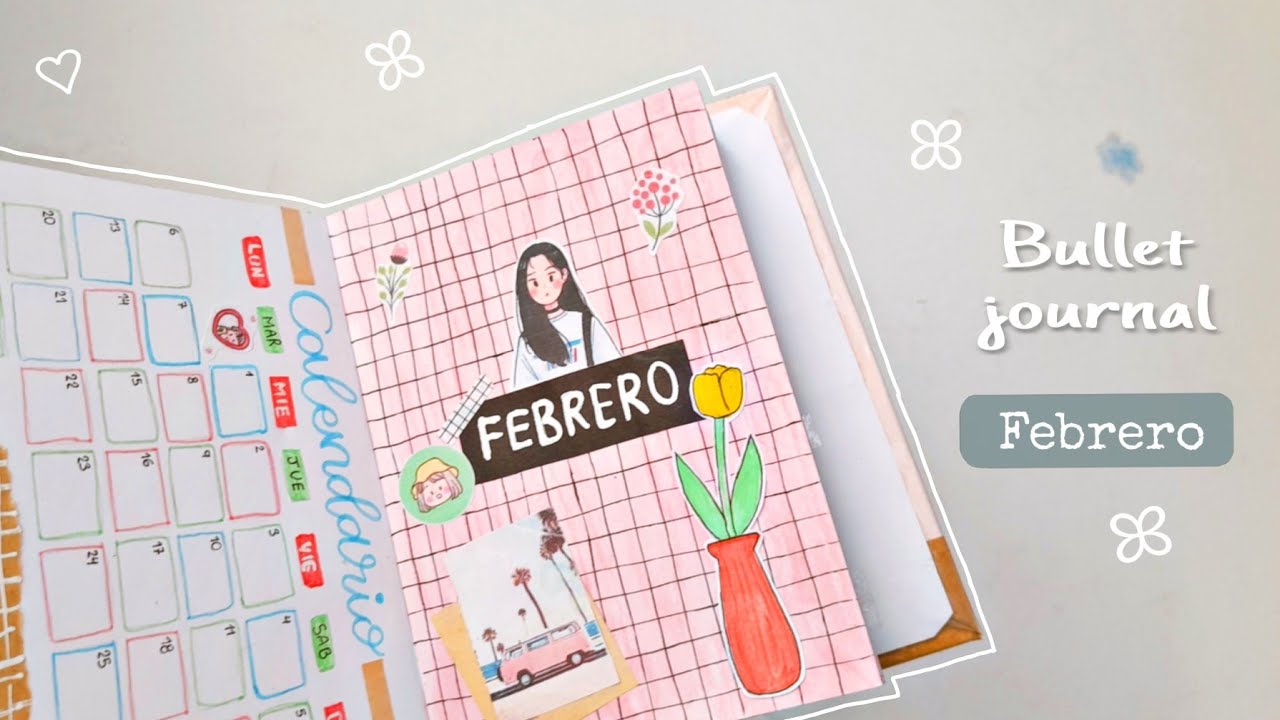 Bullet journal Febrero🌷 - YouTube