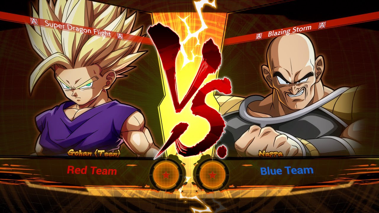 Kid Gohan (SS2) VS Nappa | Dragon Ball FighterZ | XBOX Series X ...