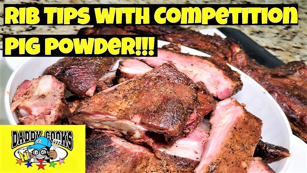 Rib Tips with Uncle Steve's Competition Pig Powder - YouTube