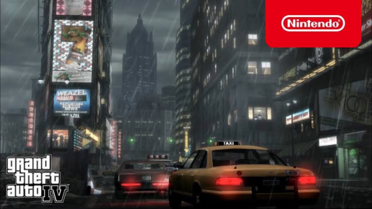Grand Theft Auto IV - Trailer to Nintendo Switch - YouTube