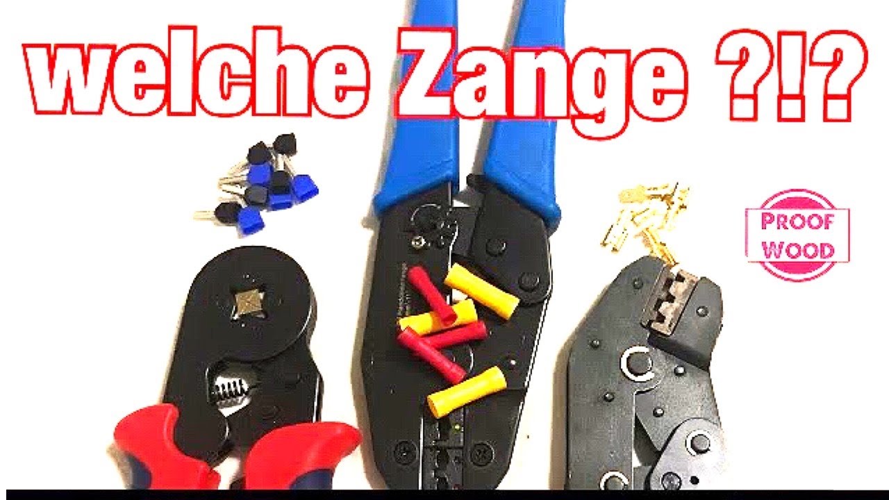 CRIMPEN ! Welche Zange braucht man dazu? Das solltest du unbedingt ...