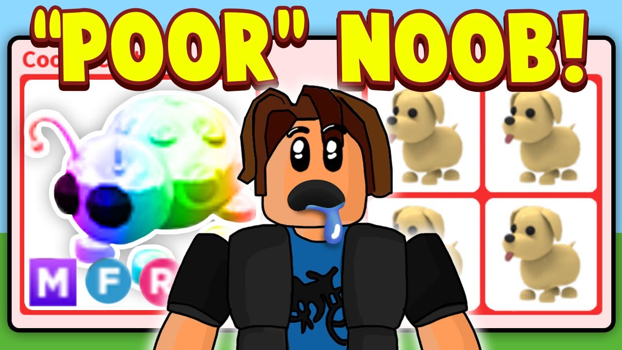 POOR NOOB Trades *MEGA NEON DIAMOND LADYBUG* In RICH SERVER! Roblox ...