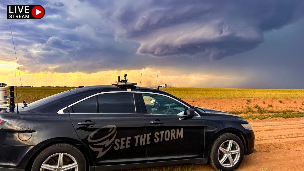 🔴Live STORM CHASER: Tornado Hunt in NEW MEXICO…. AGAIN, again. - YouTube
