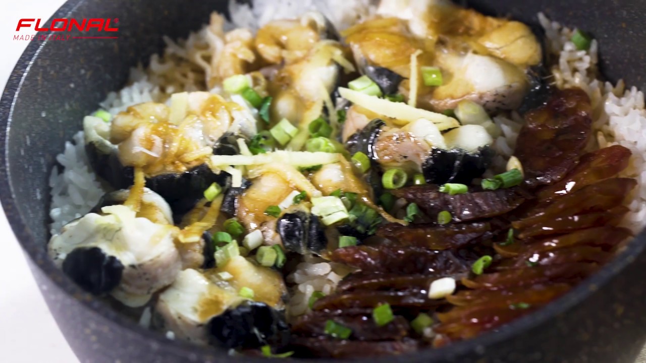 煮飯仔 x Flonal - 膶腸臘腸鱔片煲仔飯 Chinese Preserved Sausage Eel Pot Rice - YouTube