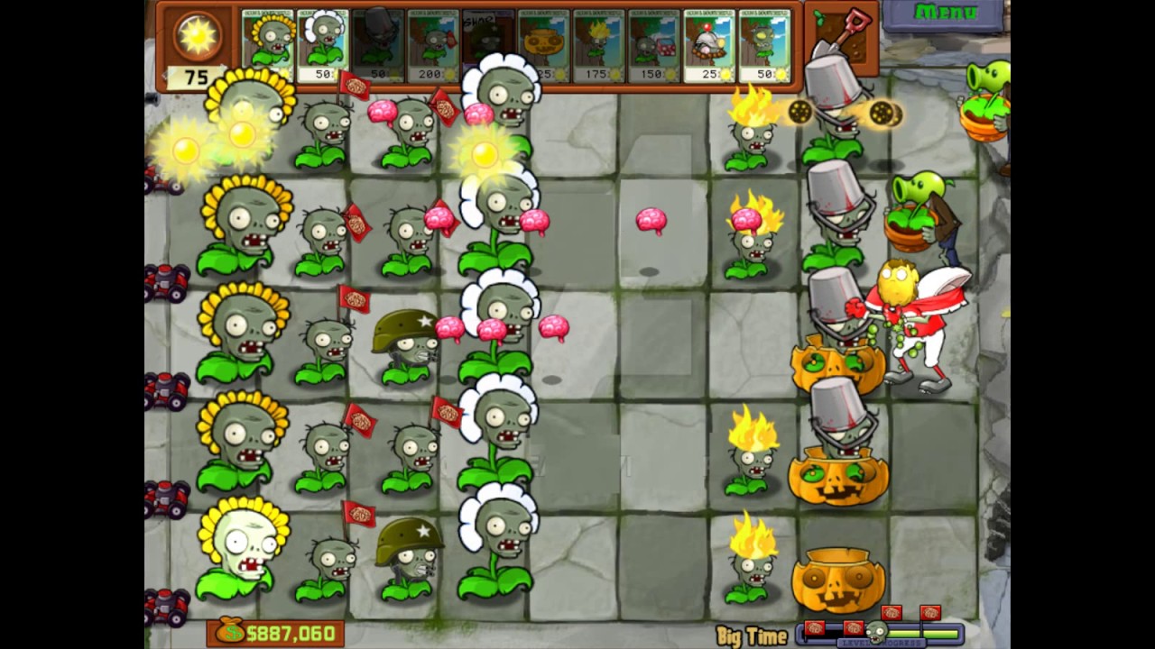 Plants vs. Zombies Mod Zomplant vs. Zombotany - Hidden Minigame Part 3 ...