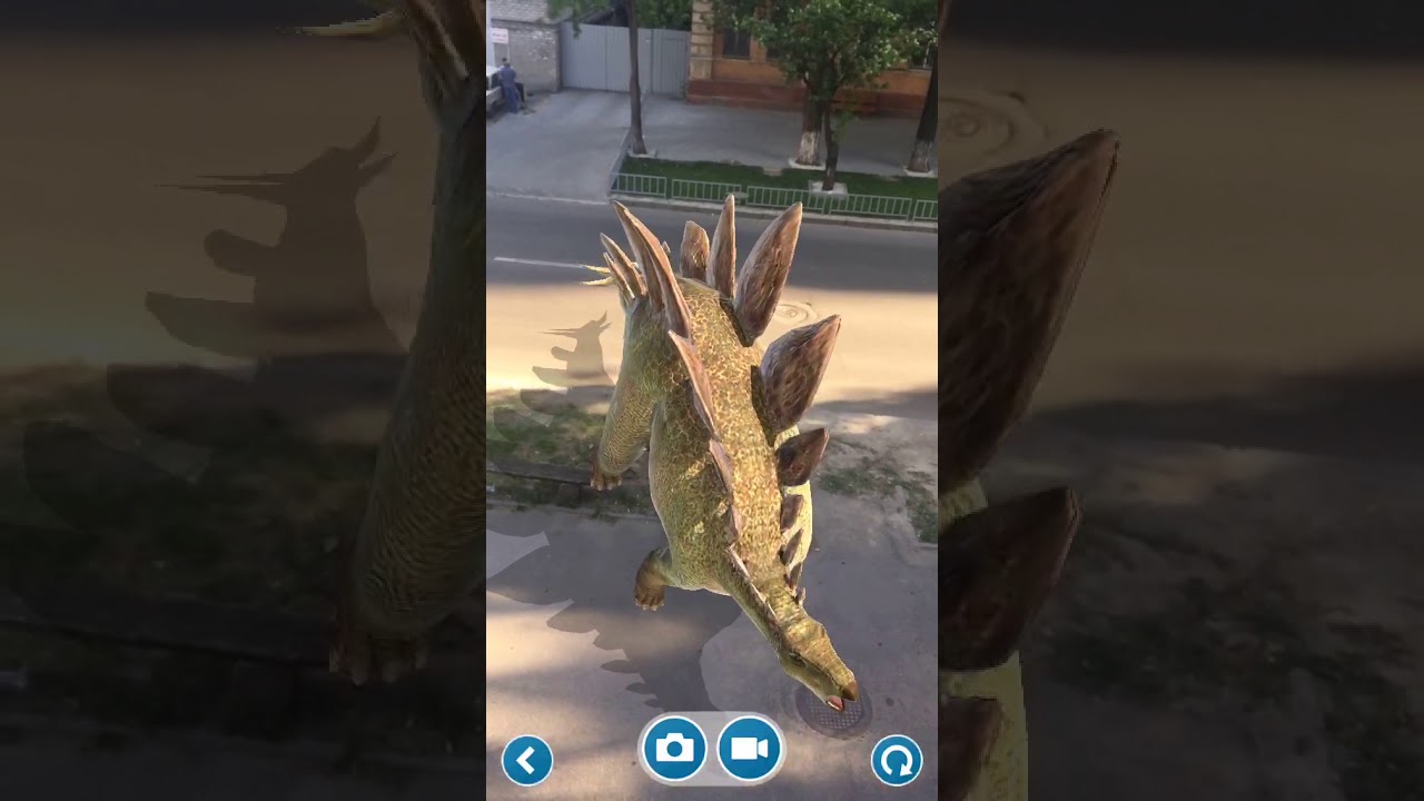STEGOSAURUS. Jurassic World™ Alive. AR Dinosaurs. - YouTube