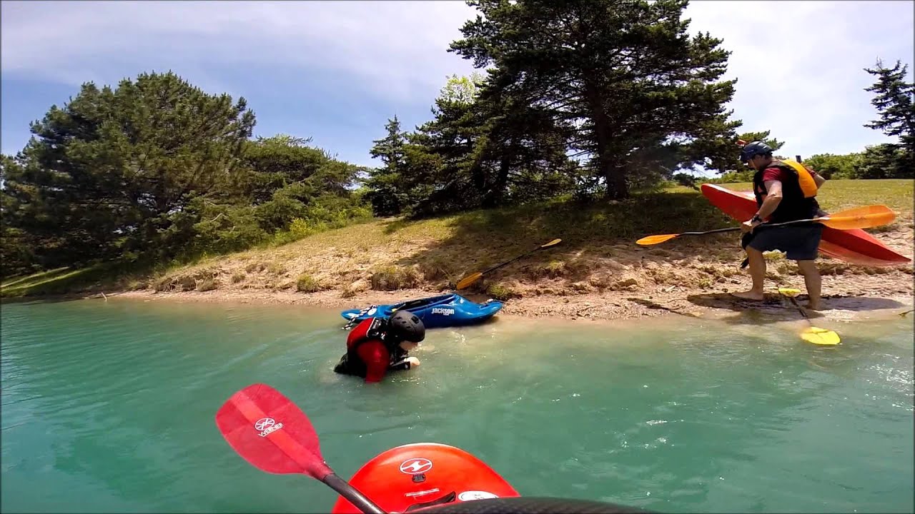 Abby and Elliott Kayaking - YouTube