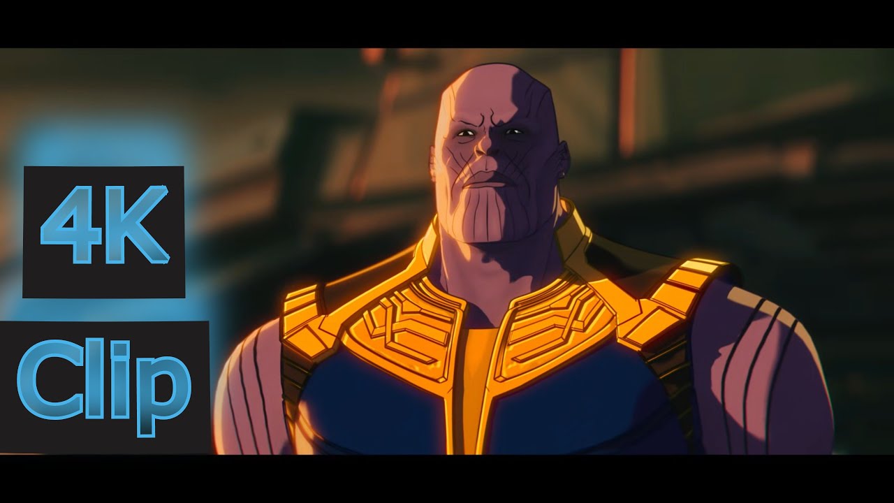 Ultron Vision Killed The Thanos 4K Scene - YouTube