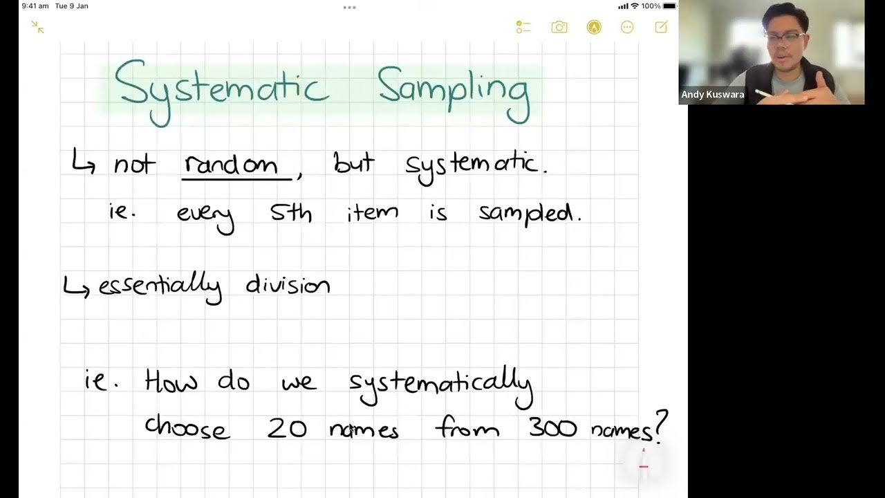 Systematic Sampling - YouTube