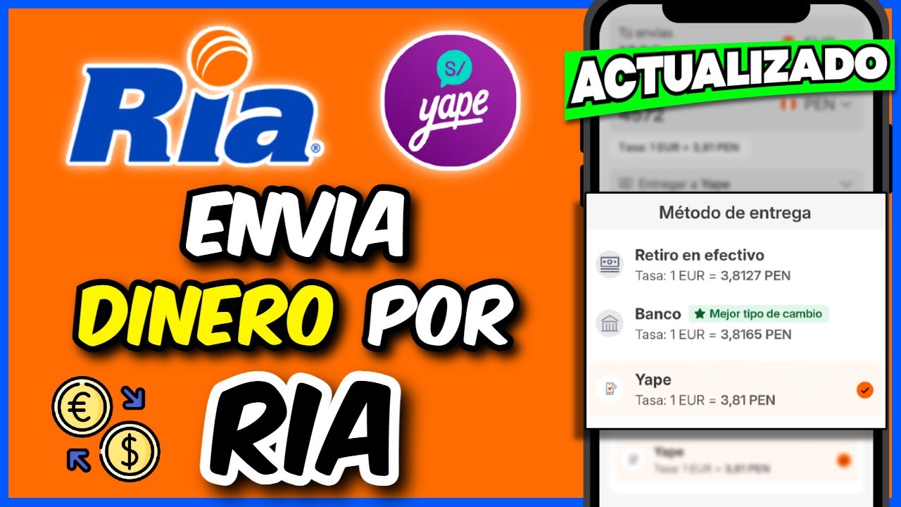 Cómo Enviar Dinero con Ria a Yape (Fácil y Rápido) - YouTube