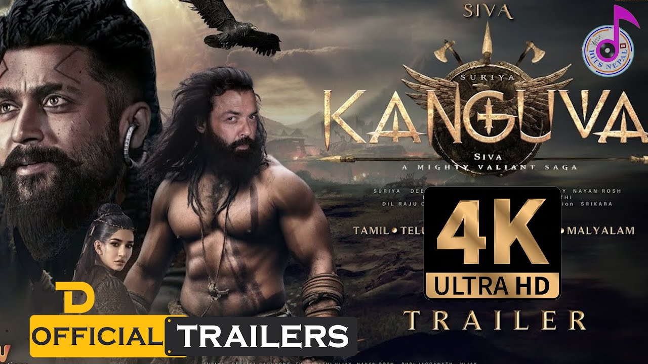 Kanguva - Official Trailer| Suriya | Bobby Deol | Devi Sri Prasad ...